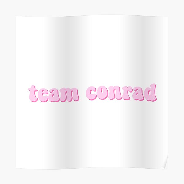 "team conrad the summer i turned pretty" Poster for Sale by liliann68 ...