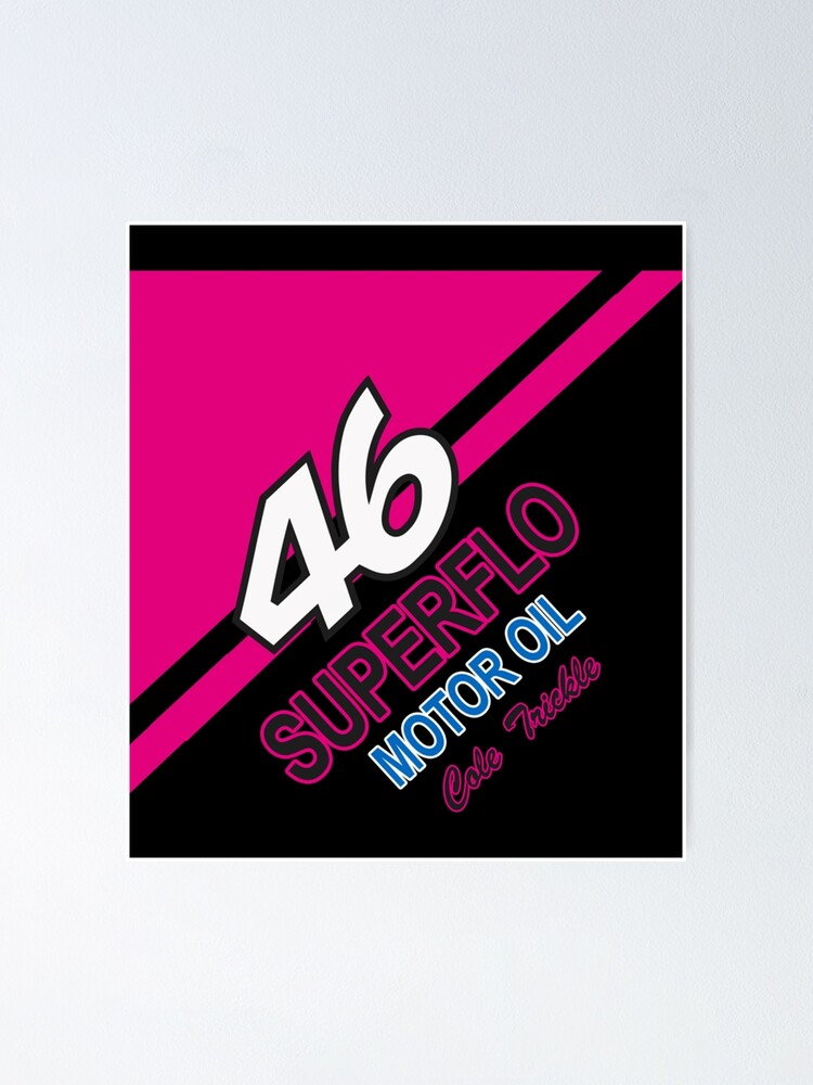 "46 Superflo Motor Oil Cole Trickle Days Of Thunder Classic T-Shirt ...