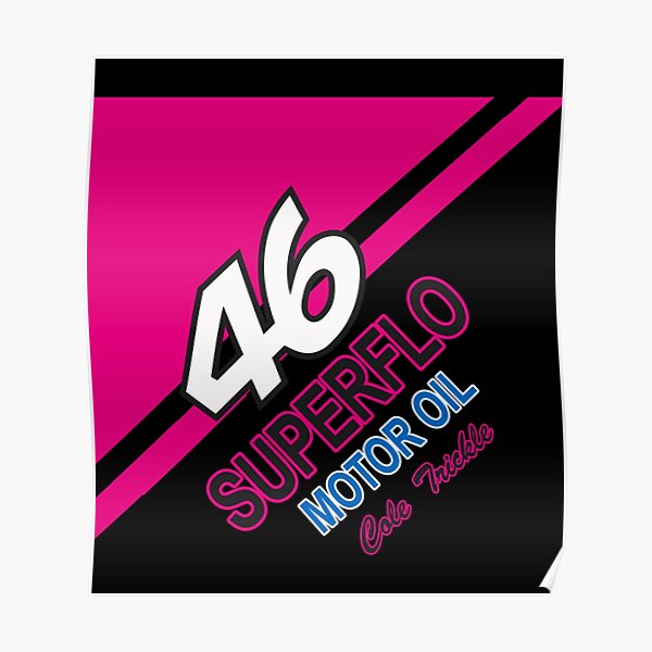 "46 Superflo Motor Oil Cole Trickle Days Of Thunder Classic T-Shirt ...