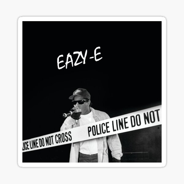 "Eazy-E" Sticker for Sale by RukshanOnline | Redbubble
