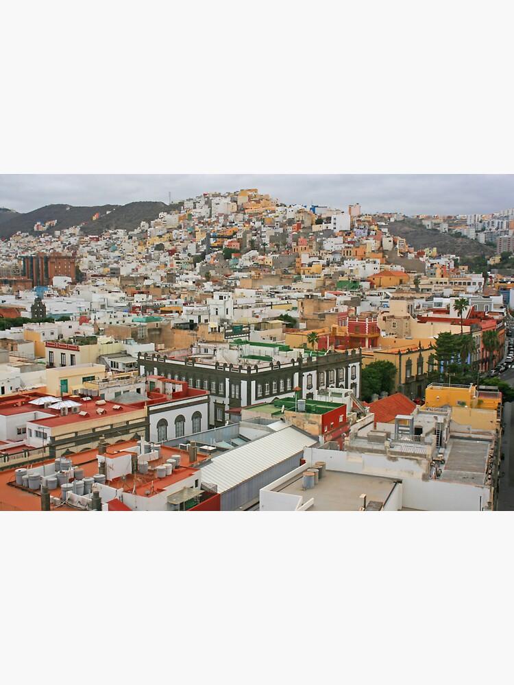 "Rooftops of Las Palmas, Gran Canaria, May 2022" Sticker by ...