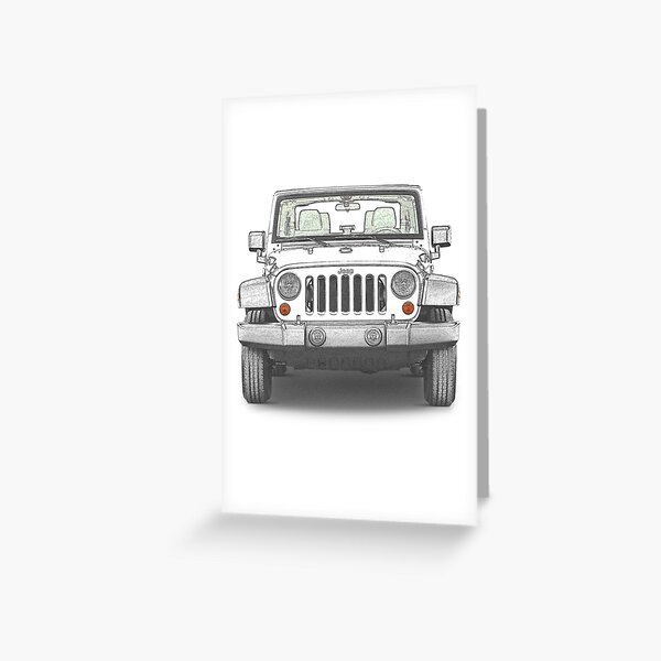 Jeep Greeting Cards | Redbubble