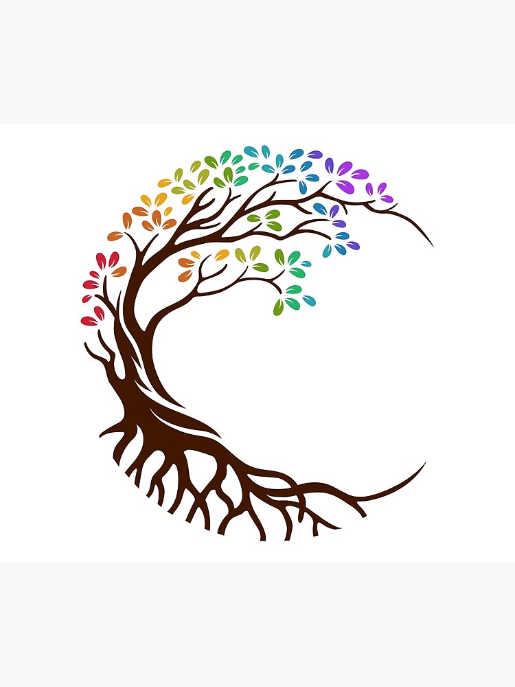 "The Tree Of Life, Coloured Leaves" Poster for Sale by BigNige1234 ...