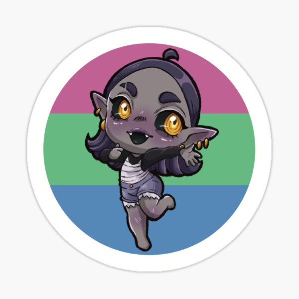 "Poly Pride" Sticker by Reh-Am-Fenster | Redbubble