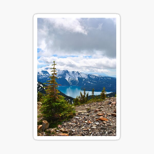 "Garibaldi Lake " Sticker for Sale by JennaKnight | Redbubble