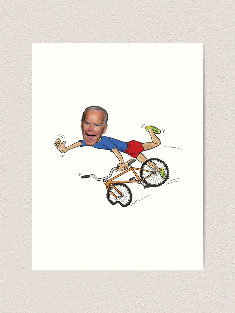 "Joe Biden falling off bicycle Biden bike meme - Merry 4th of July ...