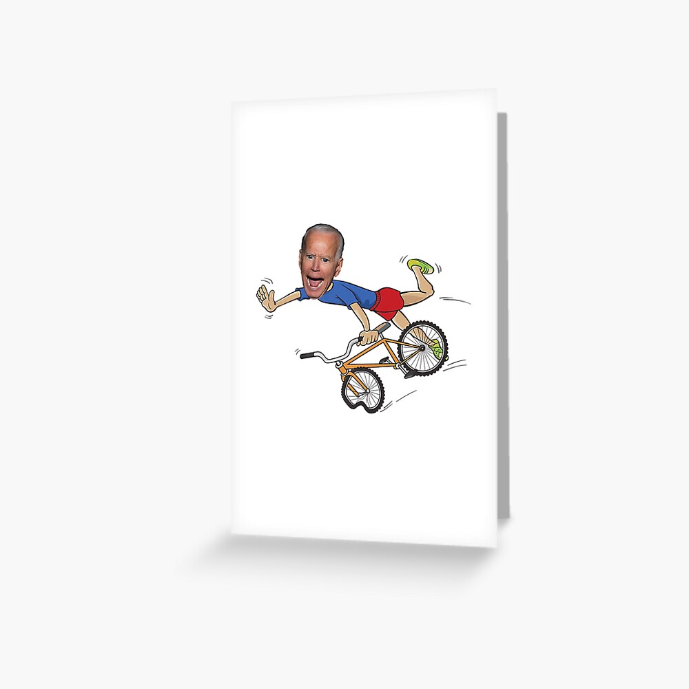 "Joe Biden falling off bicycle Biden bike meme - Merry 4th of July ...
