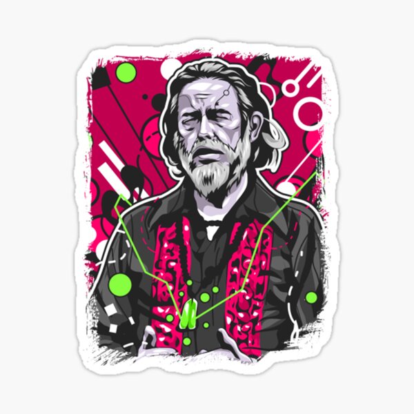"Alan Watts Aesthetic Vap" Sticker for Sale by Caleb5564b2 | Redbubble