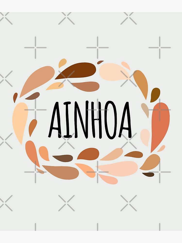 Lámina fotográfica «Ainhoa - Nombres para Esposa Hija y Niña» de ...