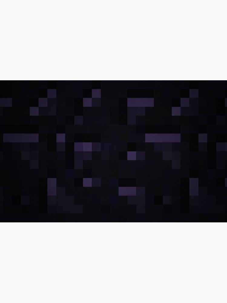 "Minecraft OBSIDIAN " Sticker for Sale by WernhamHogg | Redbubble