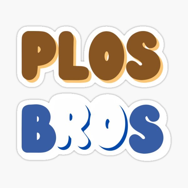 "plos bros" Sticker by TheS3nate | Redbubble