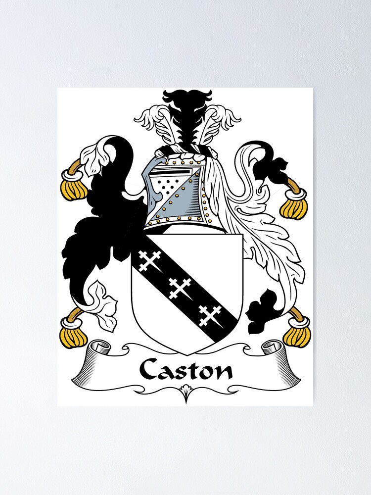 "Caston " Poster by HaroldHeraldry | Redbubble
