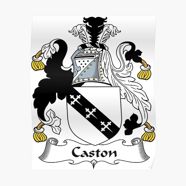 "Caston " Poster by HaroldHeraldry | Redbubble