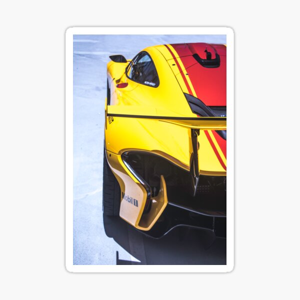 "Mclaren P1 GTR" Sticker for Sale by JWKexotics | Redbubble