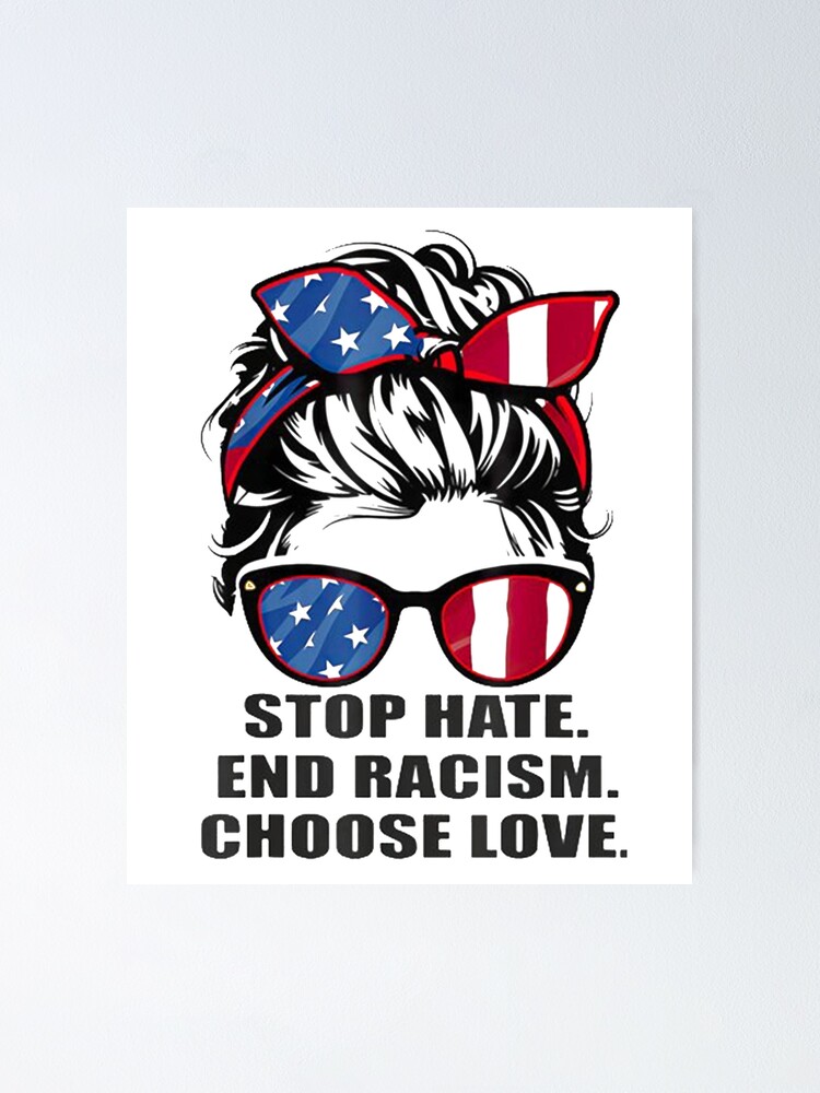 "Womens Stop Hate End Racism Choose Love - Pray For Buffalo" Poster for ...