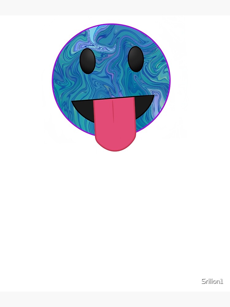 "Trippy smiley face. Psychedelic emoji " Poster for Sale by Srilion1 ...