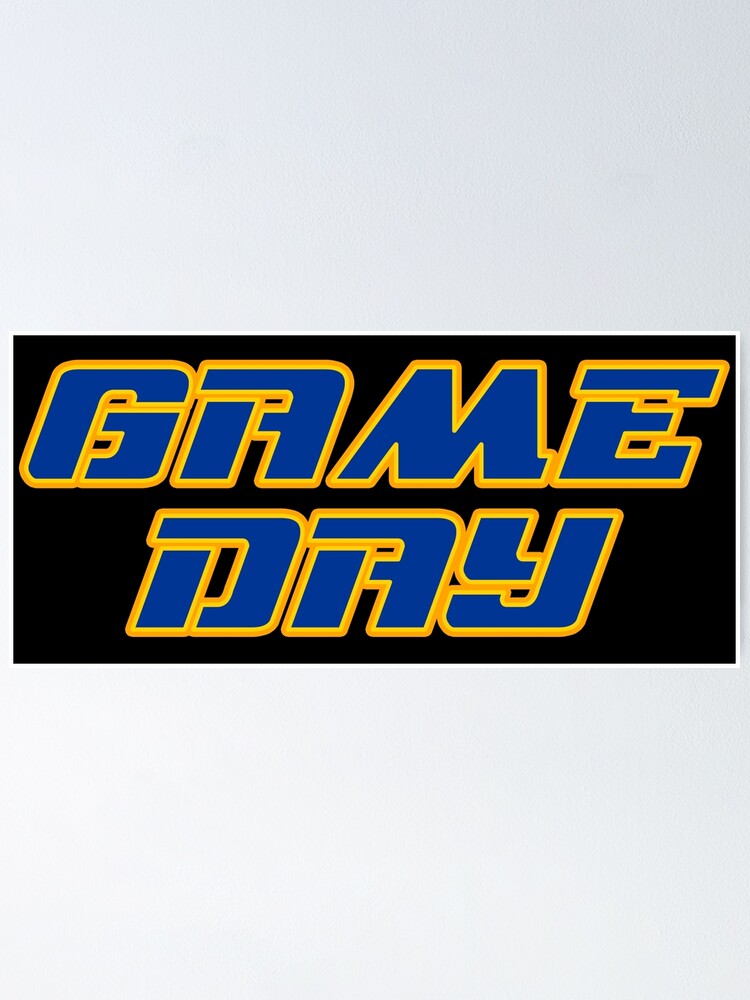 "GAME DAY - LA, Los Angeles Rams - American Football - Fan Art" Poster ...