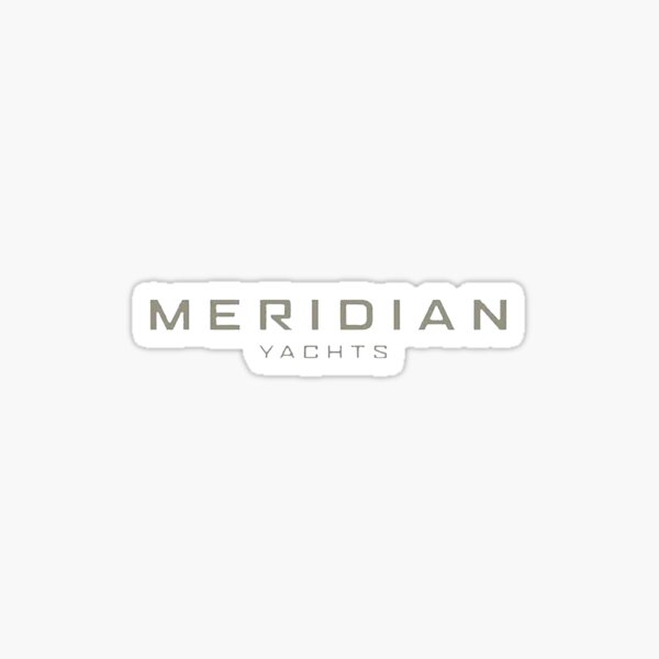 "Meridian Yachts" Sticker for Sale by harrietanantha | Redbubble