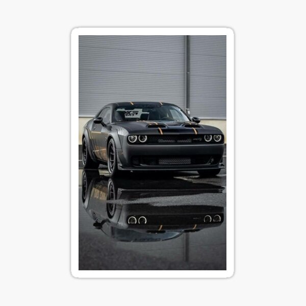 "Dodge challenger Redeye " Sticker for Sale by Hashtakat-Seema | Redbubble