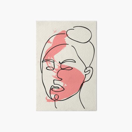 "Single Line Figure Drawing Art Print, Minimalist Line Art, Woman Line ...