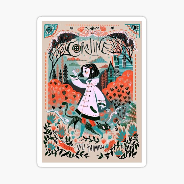 "caroline illustration" Sticker for Sale by albertoto | Redbubble