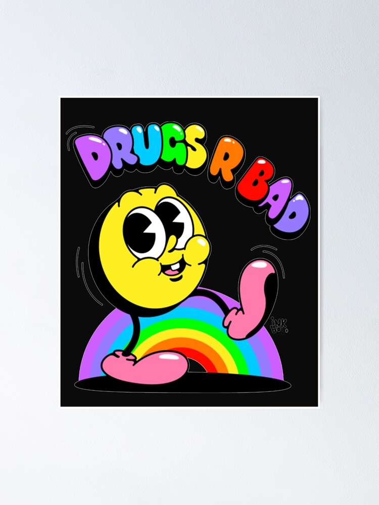 "Drugs aint cool" Poster for Sale by momshow | Redbubble