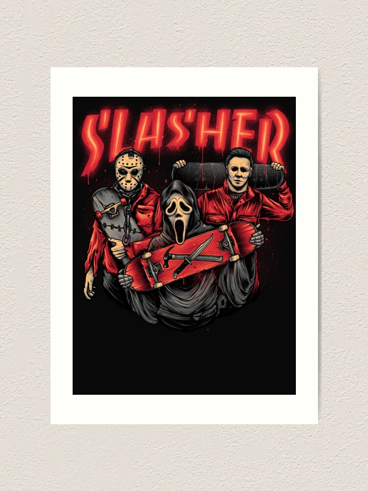 "Slasher Club" Art Print for Sale by sciolajydenn | Redbubble