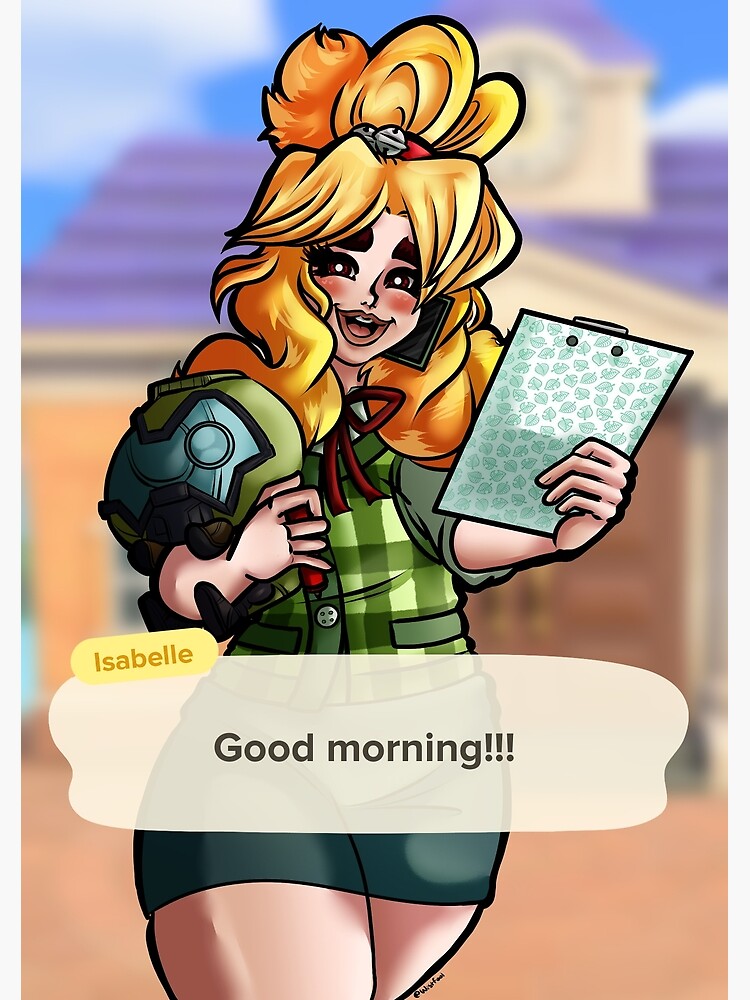 "Good Morning, Isabelle!" Poster for Sale by Wistf00l | Redbubble