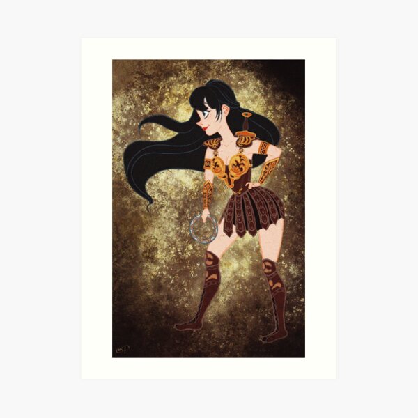 "Xena Warrior Princess" Art Print by mauprada | Redbubble
