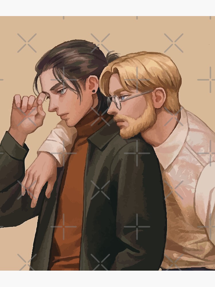 "Zeke Yeager And Eren Yeager Attack On Titan" Sticker for Sale by ...