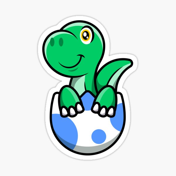 "brontosaurus baby egg" Sticker for Sale by TRI-Creative | Redbubble