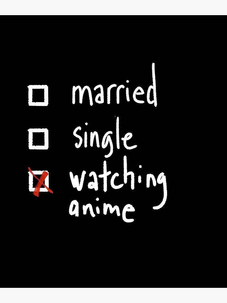 "Anime status" Poster for Sale by fredlevy-hadida | Redbubble