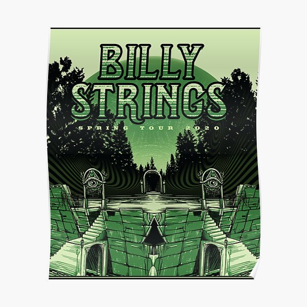 "Billy Strings" Poster for Sale by OneDolllarMusic | Redbubble