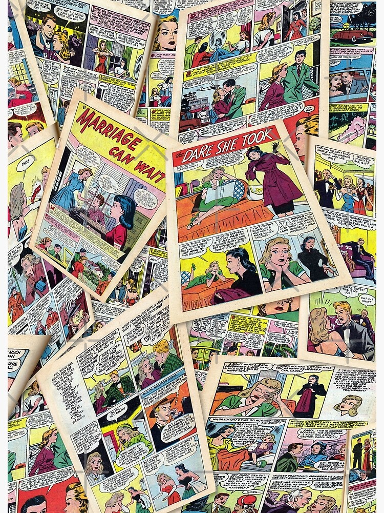 "1950 Romance Comic | Comic Collage | Retro Comic Collection Part 5 ...