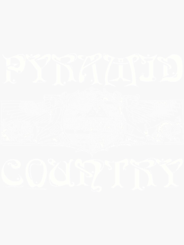 "Pyramid Country Premium " Sticker for Sale by OneDolllarMusic | Redbubble