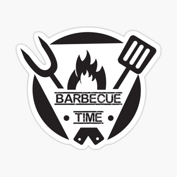 "Summer Time Barbecue Time" Sticker for Sale by DvT-BDD | Redbubble