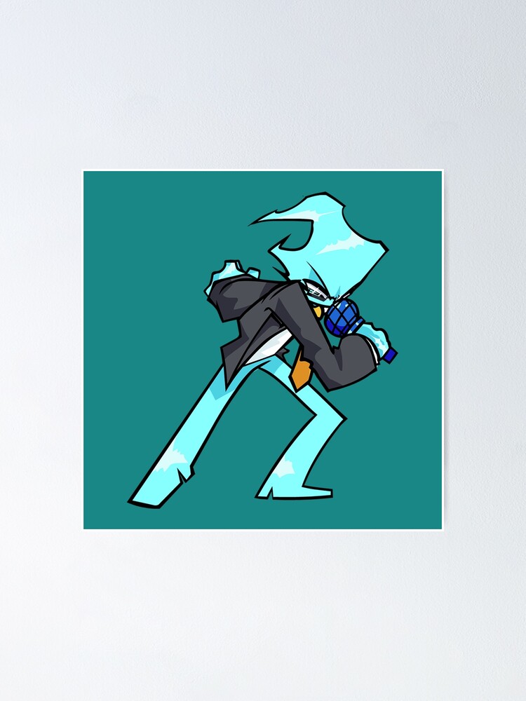 Solazar Fnf Right Pose Poster For Sale By Rocketg Redbubble