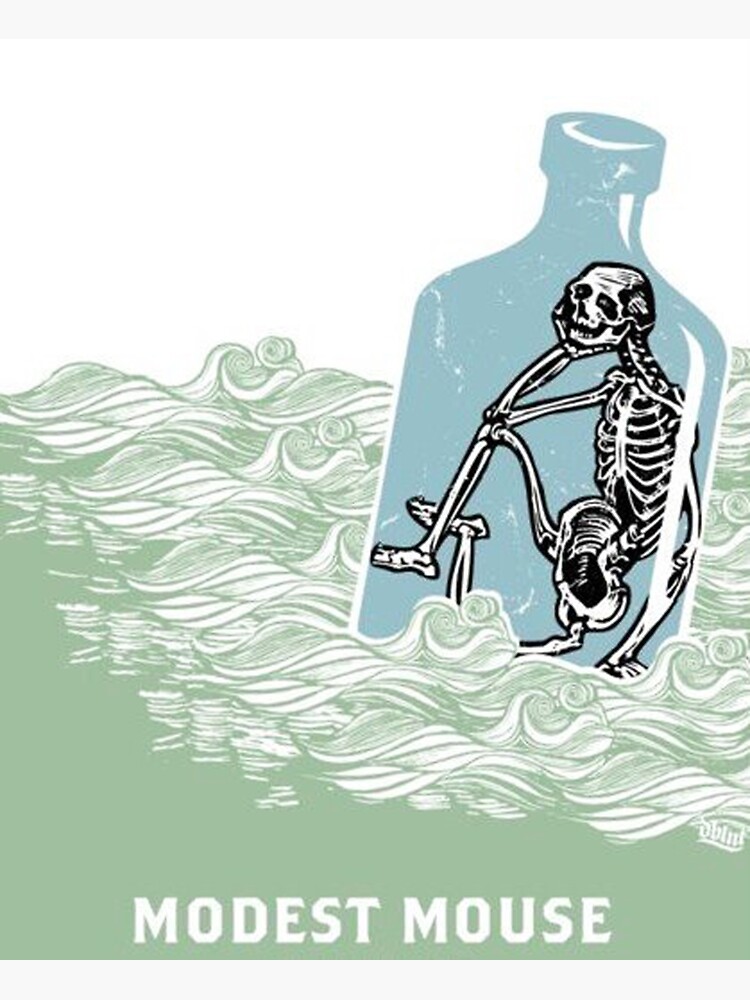 "Modest Mouse Sasquatch Poster Art" Sticker for Sale by northpet90 ...