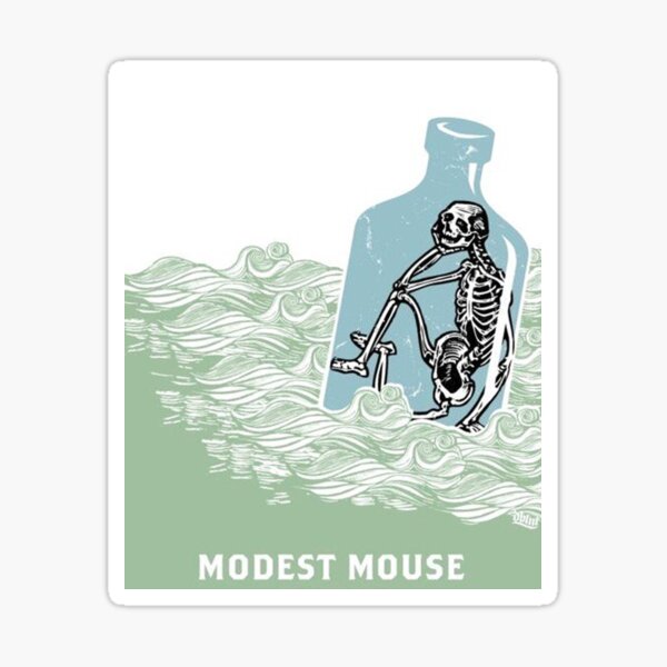 "Modest Mouse Sasquatch Poster Art" Sticker for Sale by northpet90 ...