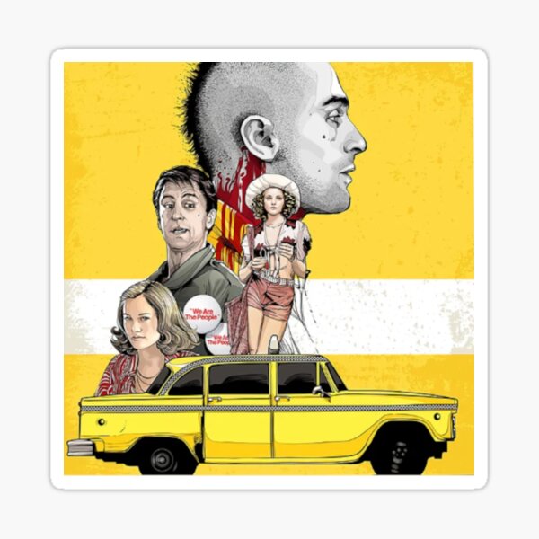 "Taxi Driver" Sticker for Sale by voiceandvision | Redbubble