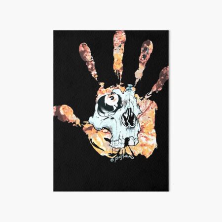 "Pushead Hand Of Fear Alt 1 Classic" Art Board Print by vx82mv | Redbubble