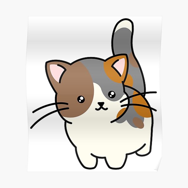 "Kitty Cat" Poster for Sale by PeelofALifeTime | Redbubble