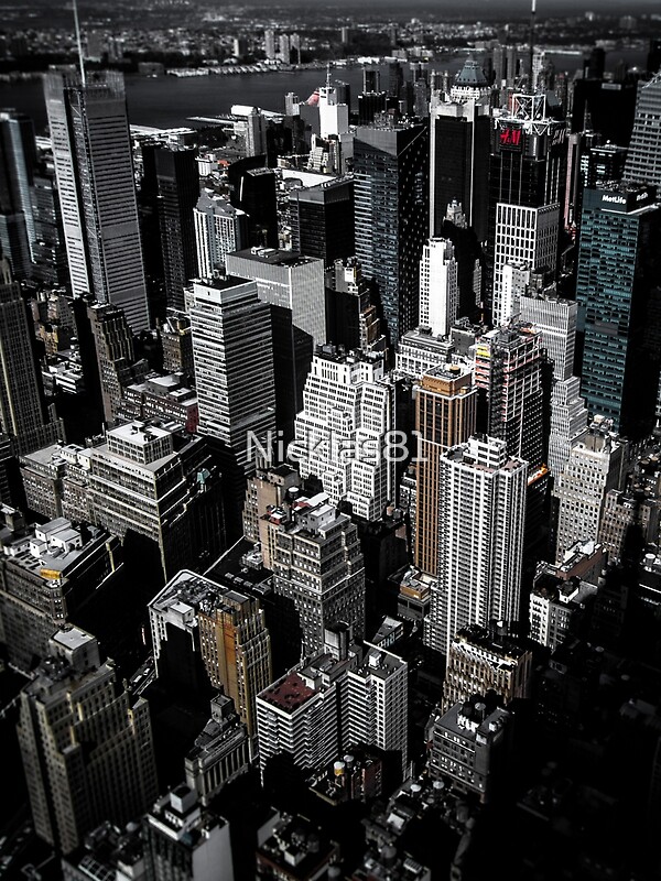 "Boxes of Manhattan" by Nicklas Gustafsson | Redbubble