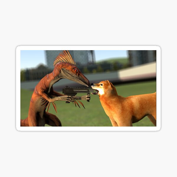 "Gmod Dog meme" Sticker by gketheredge | Redbubble