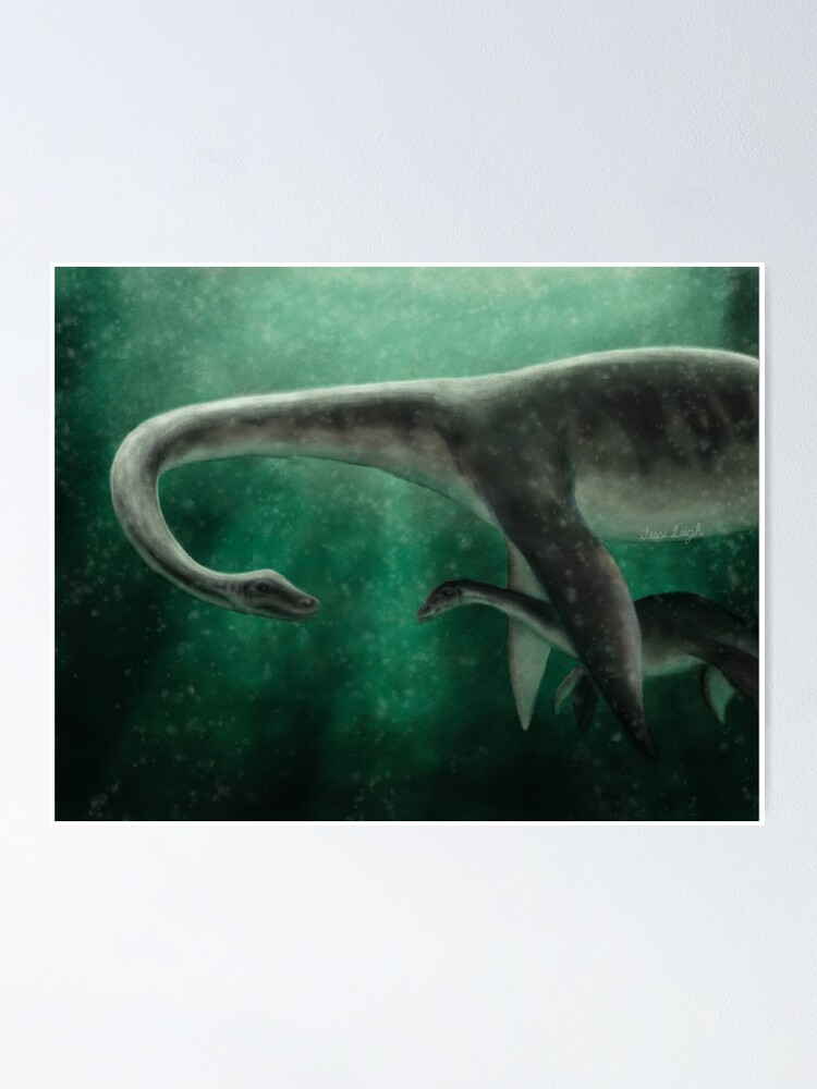"Nessie and Child" Poster for Sale by JessiLeighArt | Redbubble