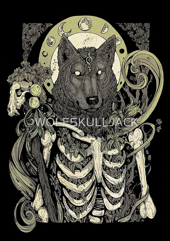 "Lycanthropy " by WOLFSKULLJACK | Redbubble