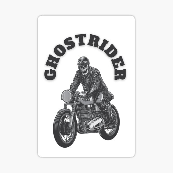 "Ghost Rider" Sticker for Sale by TasmiyaNisar | Redbubble