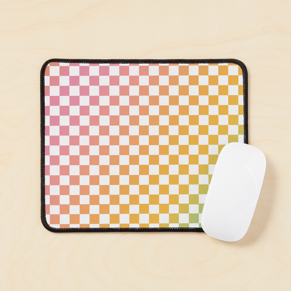 "colorful rainbow checks checkered checkerboard aesthetic pattern ...