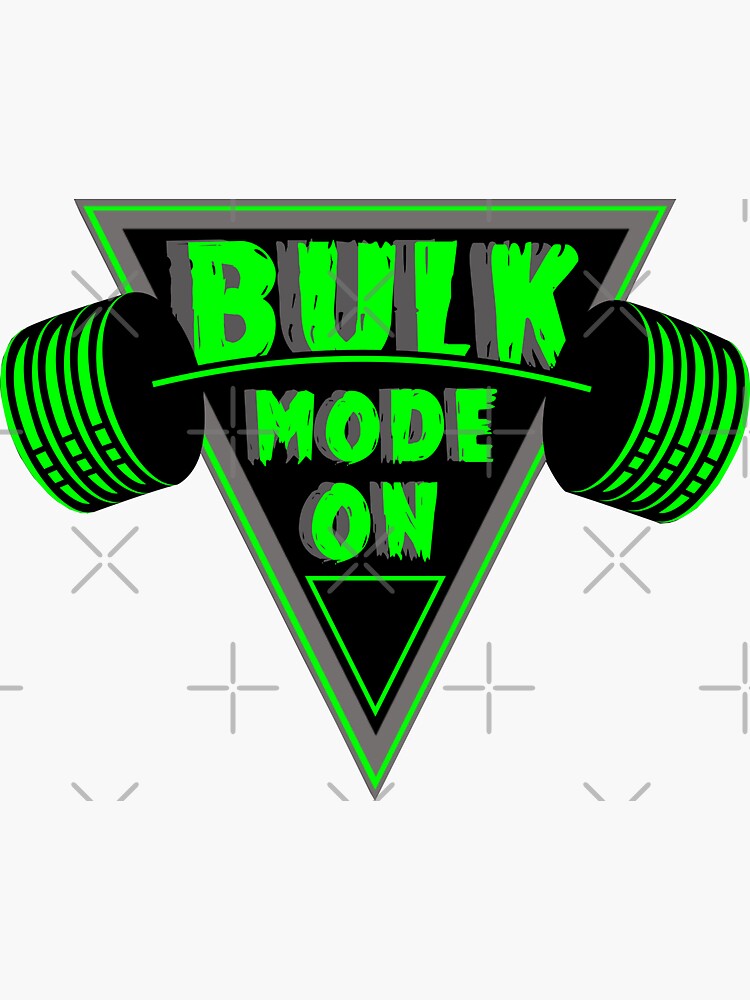 "Bulk Mode On" Sticker for Sale by anilbadola | Redbubble