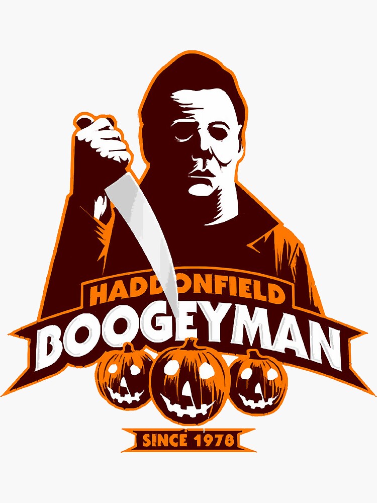 "Haddonfield Boogeyman" Sticker for Sale by asprisctolenj | Redbubble